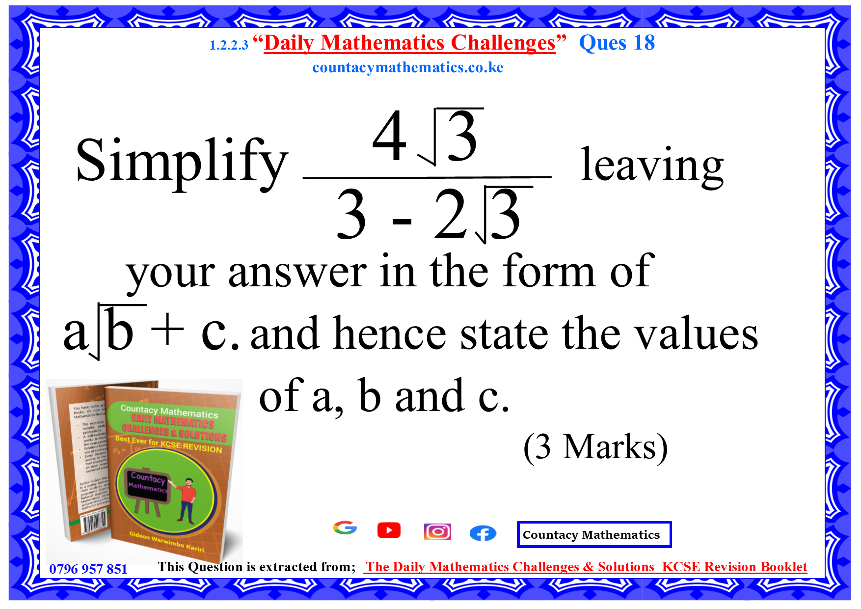 Countacy Mathematics – National Online Mathematics Contests for Schools ...